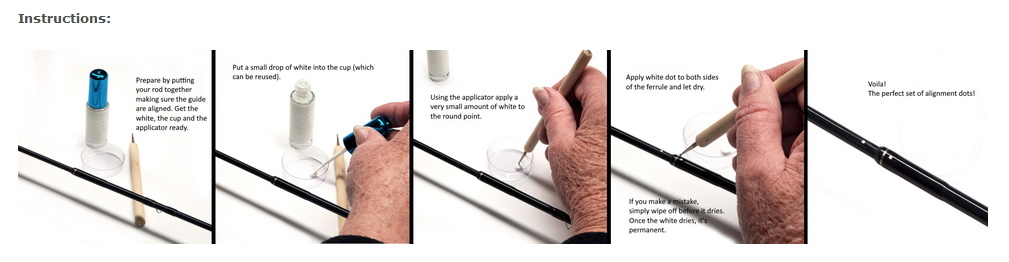 Rod Alignment Dots | Custom Fly Rod Crafters BLOG